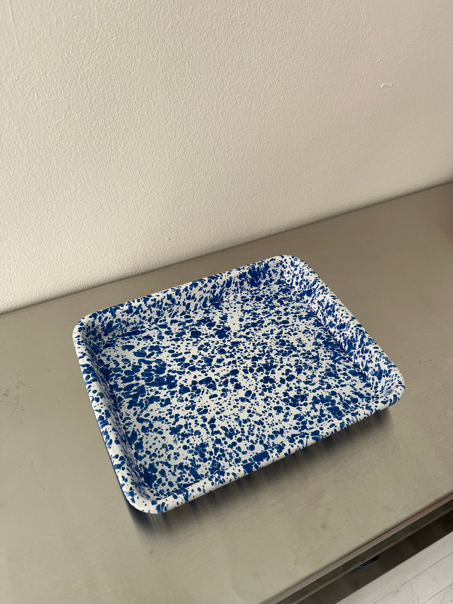 Enamel Small Rectangular Tray - JANE