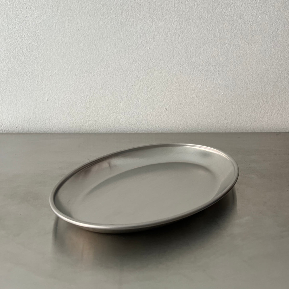 Stainless Steel Oval Plate - JANE